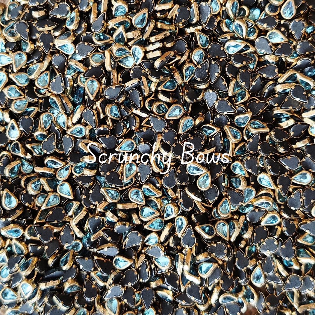 Glass Thilakam - Sky Blue – ScrunchyBows